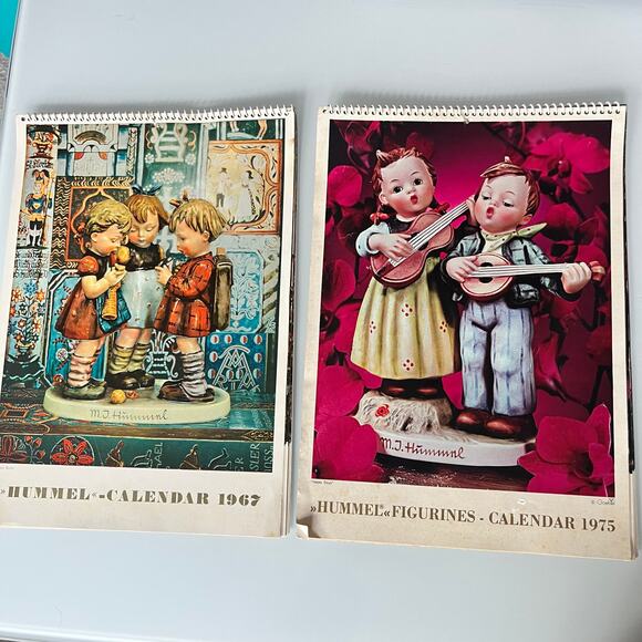 Hummel | Accents | Vintage Lot Goebel Hummel Calendar 967 1975 ...